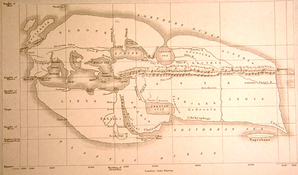 Eratosthenes’ Map – Digital Maps of the Ancient World