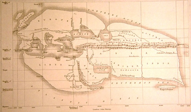 Eratosthenes’ Map – Digital Maps of the Ancient World