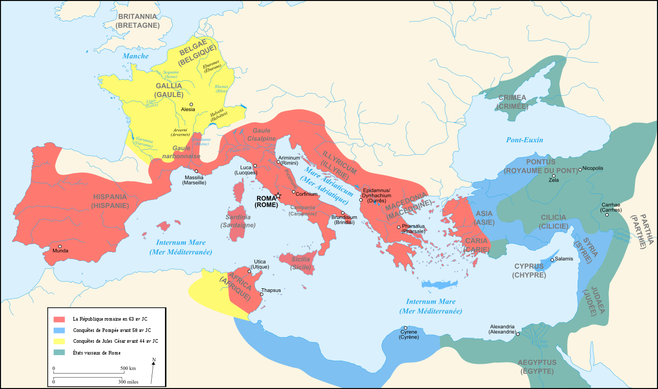 The First Triumvirate, 58-53 BC – Digital Maps of the Ancient World