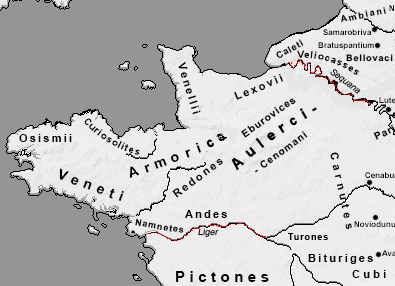 The Gallic Wars, Book III – Digital Maps of the Ancient World