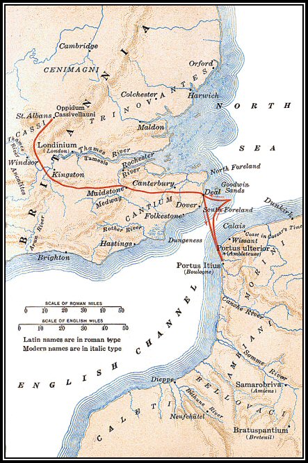 The Gallic Wars, Book V – Digital Maps of the Ancient World