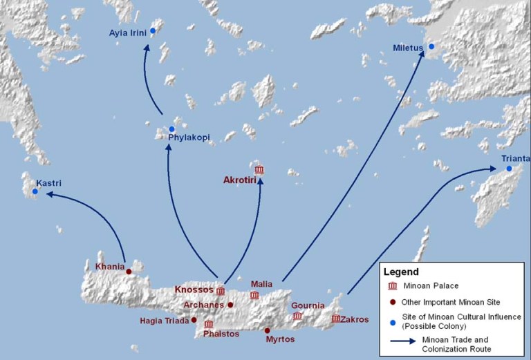 The History of the Minoans – Digital Maps of the Ancient World