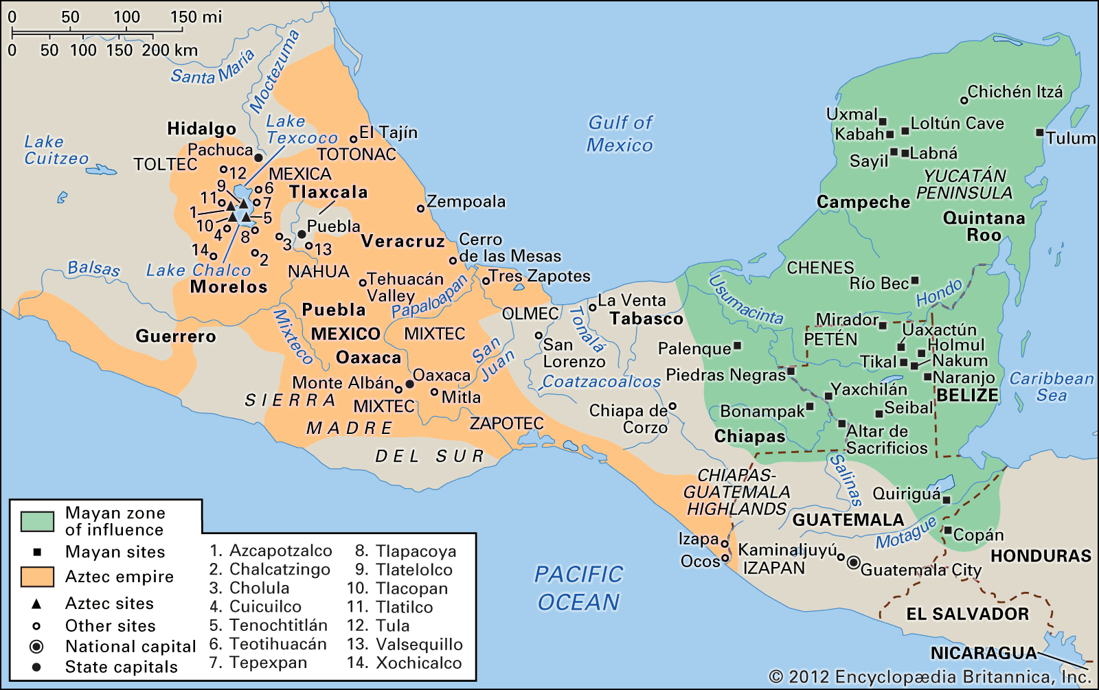The History of the Maya – Digital Maps of the Ancient World