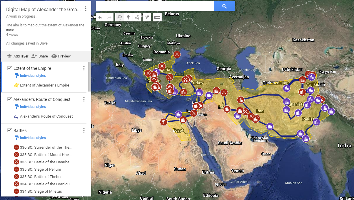 The Hellenistic World – Digital Maps of the Ancient World