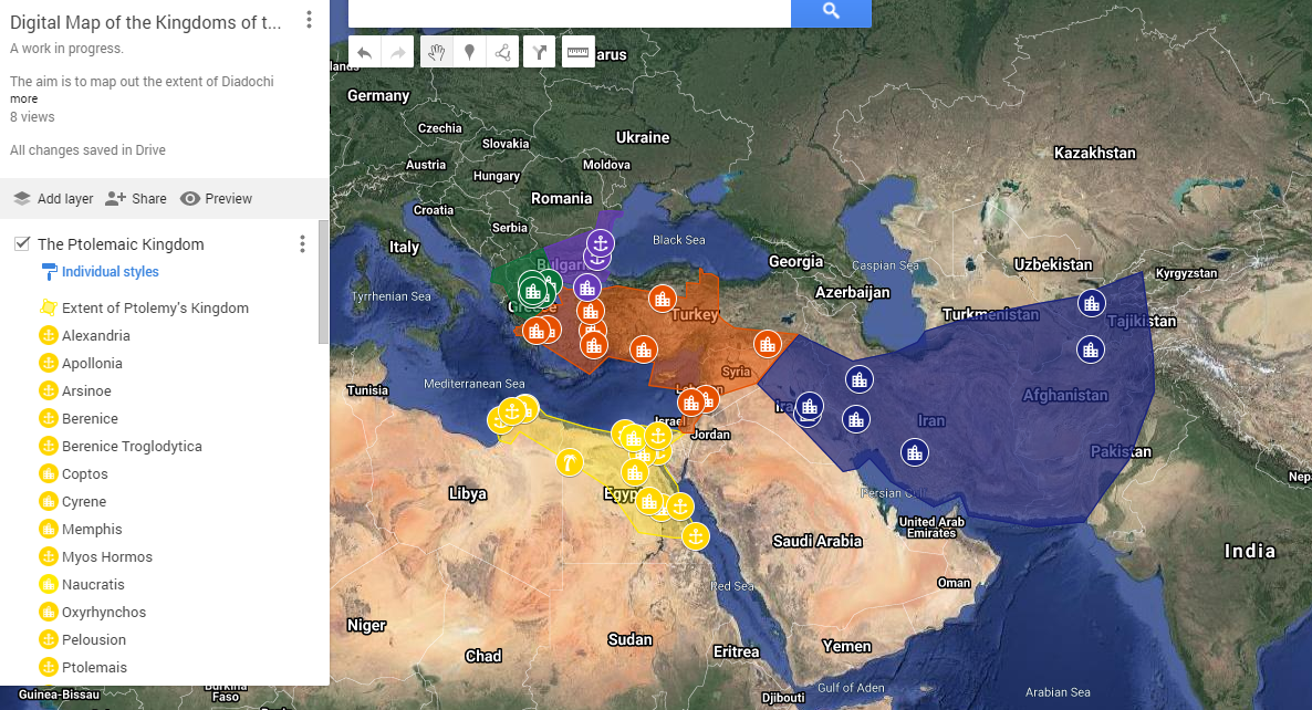 The Hellenistic World – Digital Maps of the Ancient World
