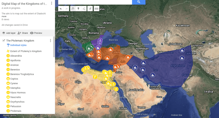 The Hellenistic World – Digital Maps of the Ancient World