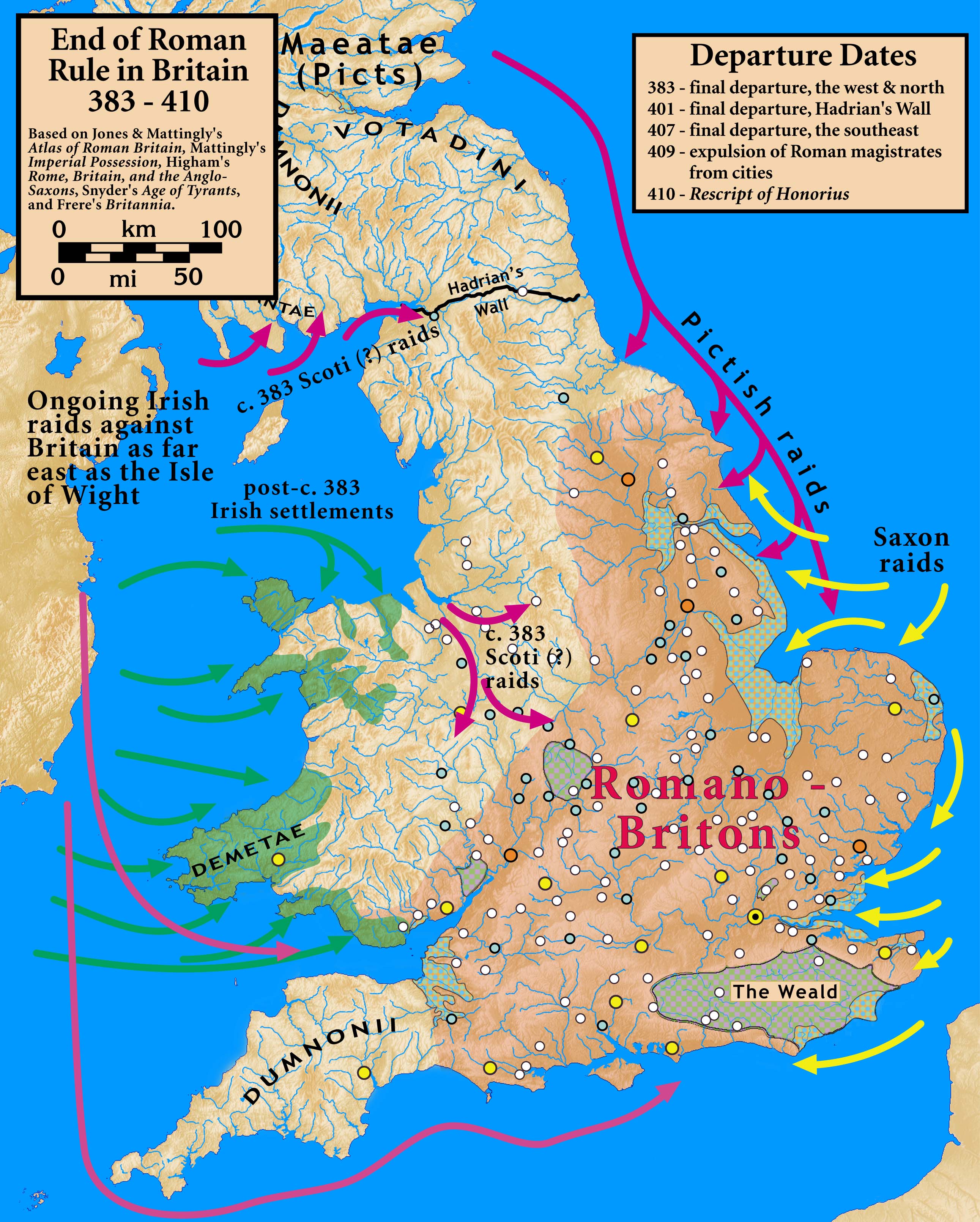 Late Roman Britain – Digital Maps of the Ancient World
