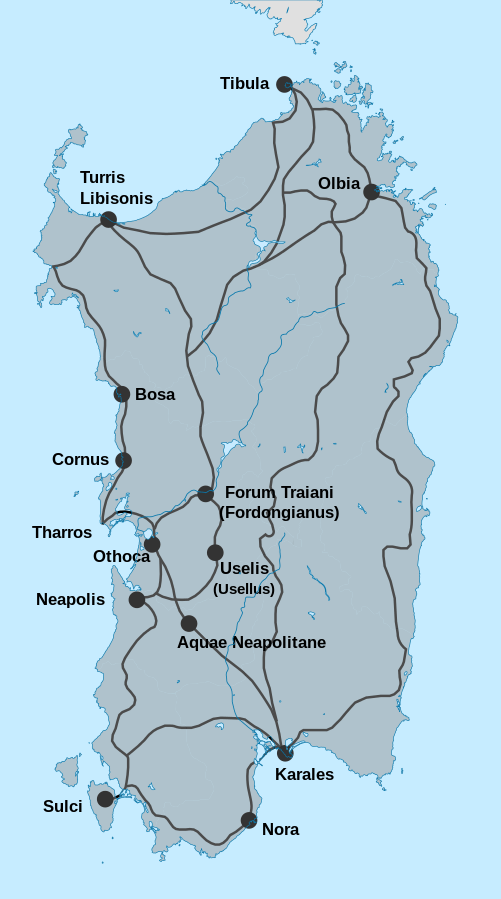 Map Of Corsica In Ancient Rome