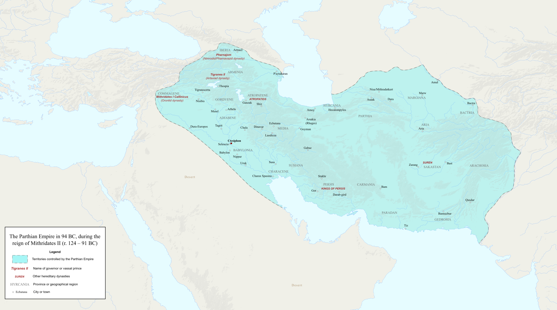 The History of the Parthians – Digital Maps of the Ancient World
