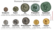 Roman Coin Denominations Digital Maps Of The Ancient World Roman Coin Denominations Digital Maps Of The Ancient World