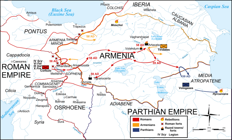 Timeline of the Parthians – Digital Maps of the Ancient World