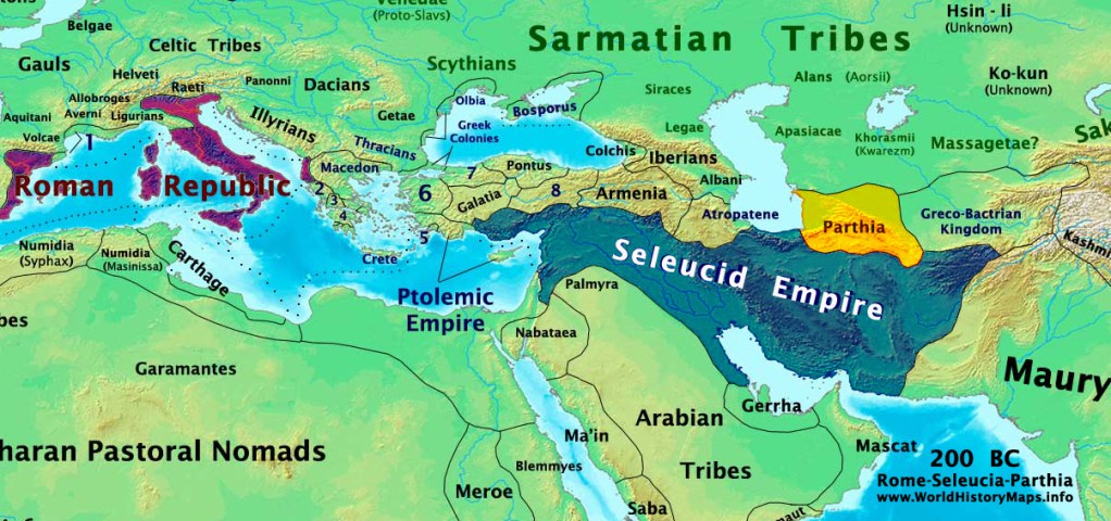 Timeline of the Parthians – Digital Maps of the Ancient World