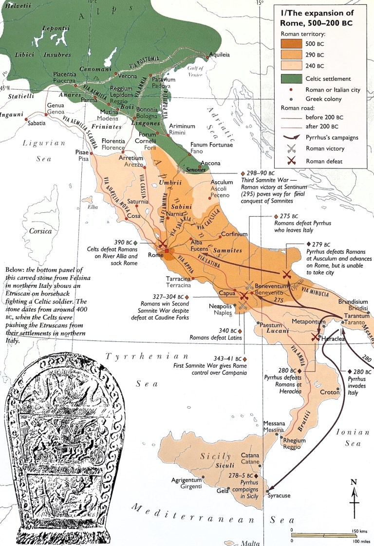 Timeline of the Etruscans – Digital Maps of the Ancient World