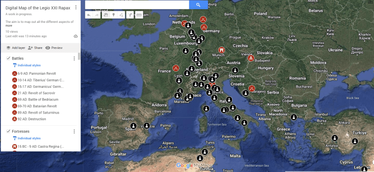 Roman Legions – Digital Maps of the Ancient World