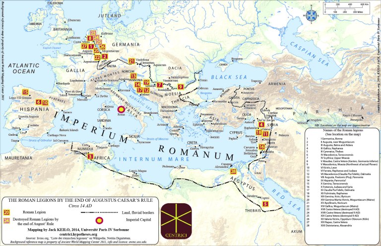 The Imperial Roman Legion – Digital Maps of the Ancient World