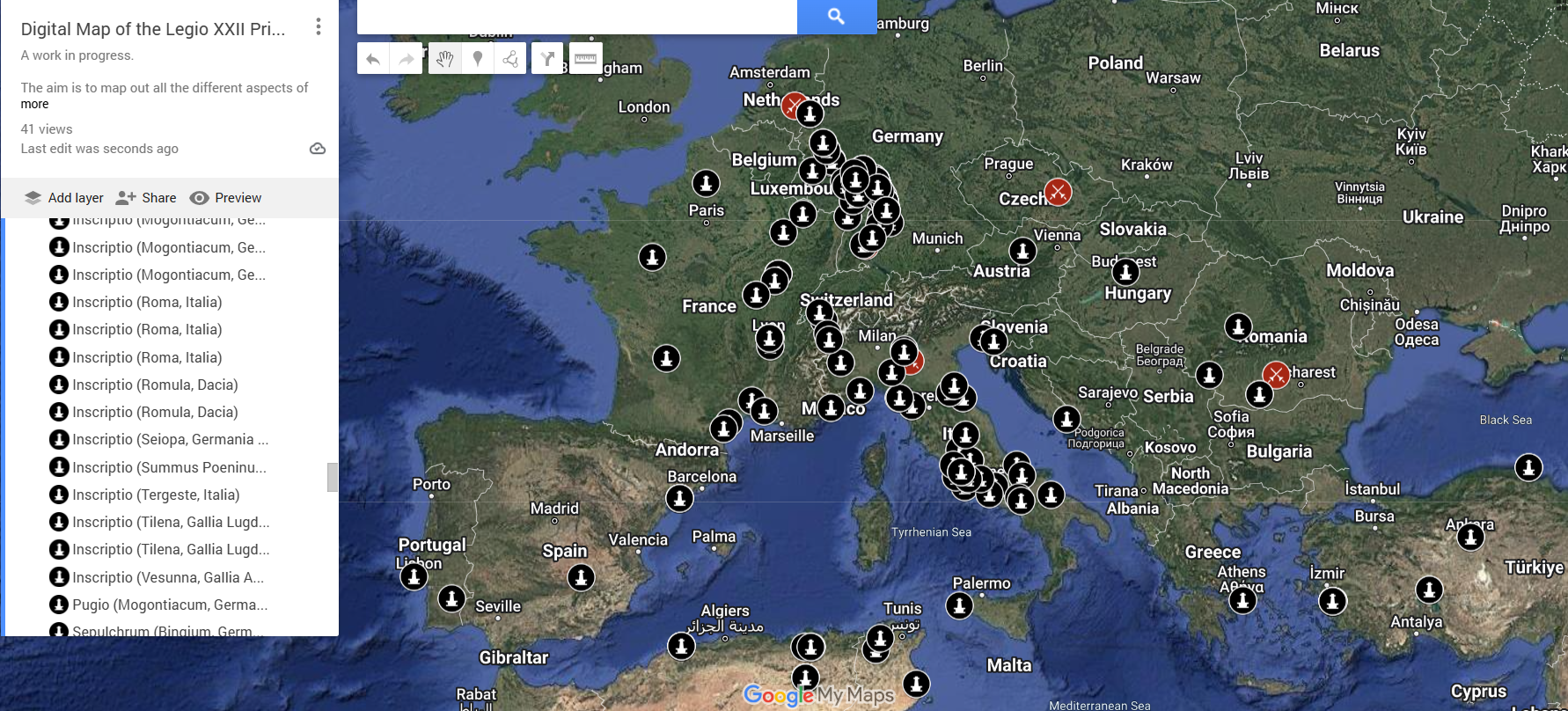 Roman Legions – Digital Maps of the Ancient World